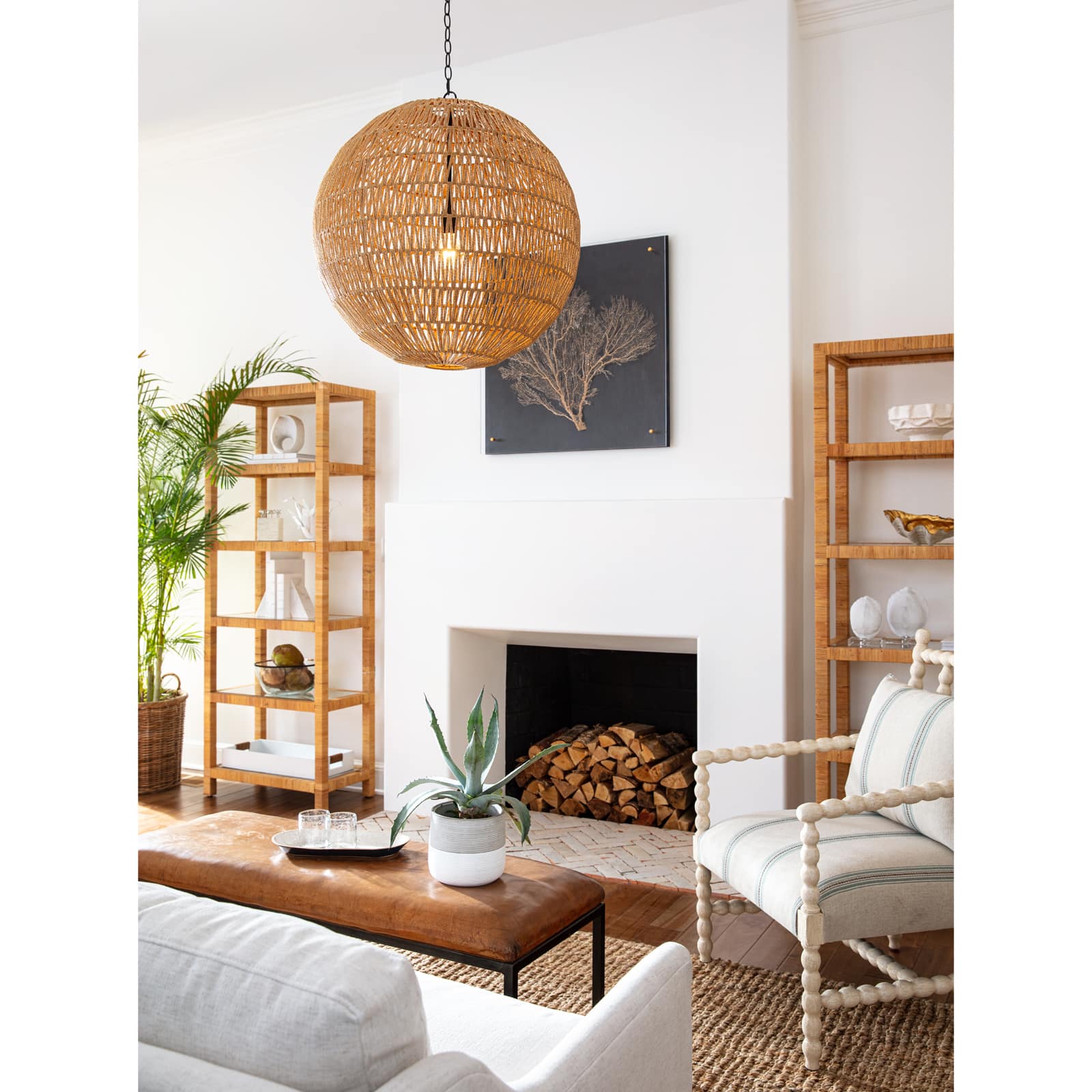 White Bone Block Tic Tac Toe - Furnitureland South