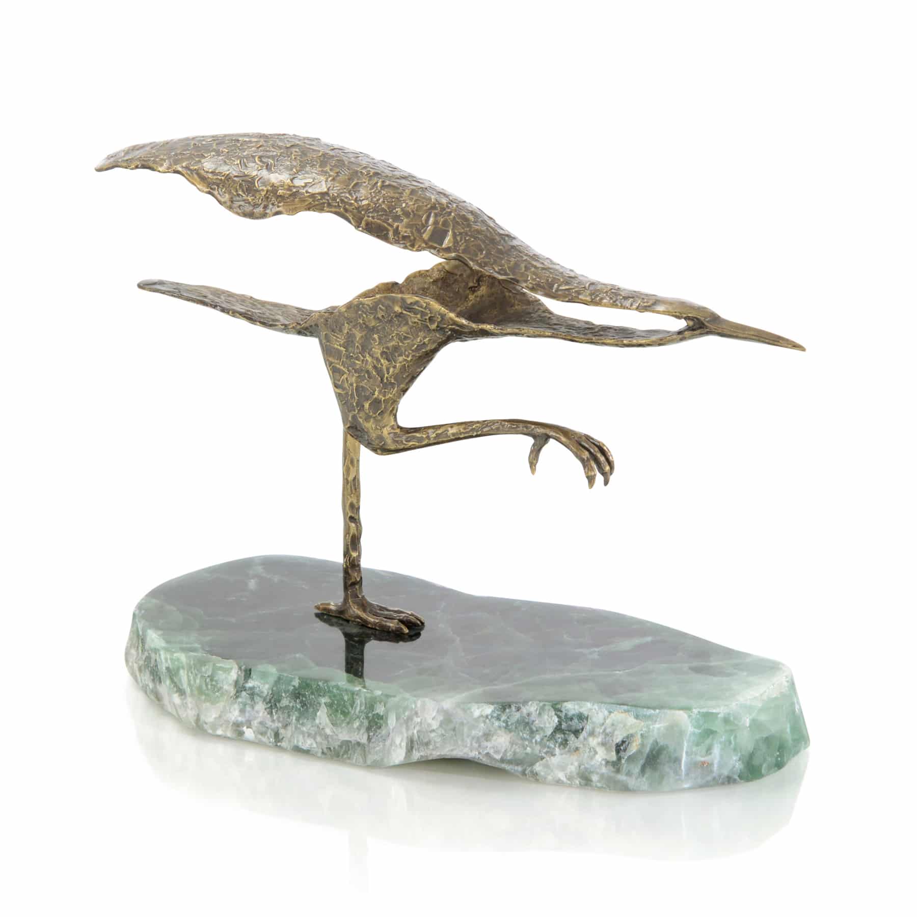 Avian Sculpture on Stone III by John Richard Collection