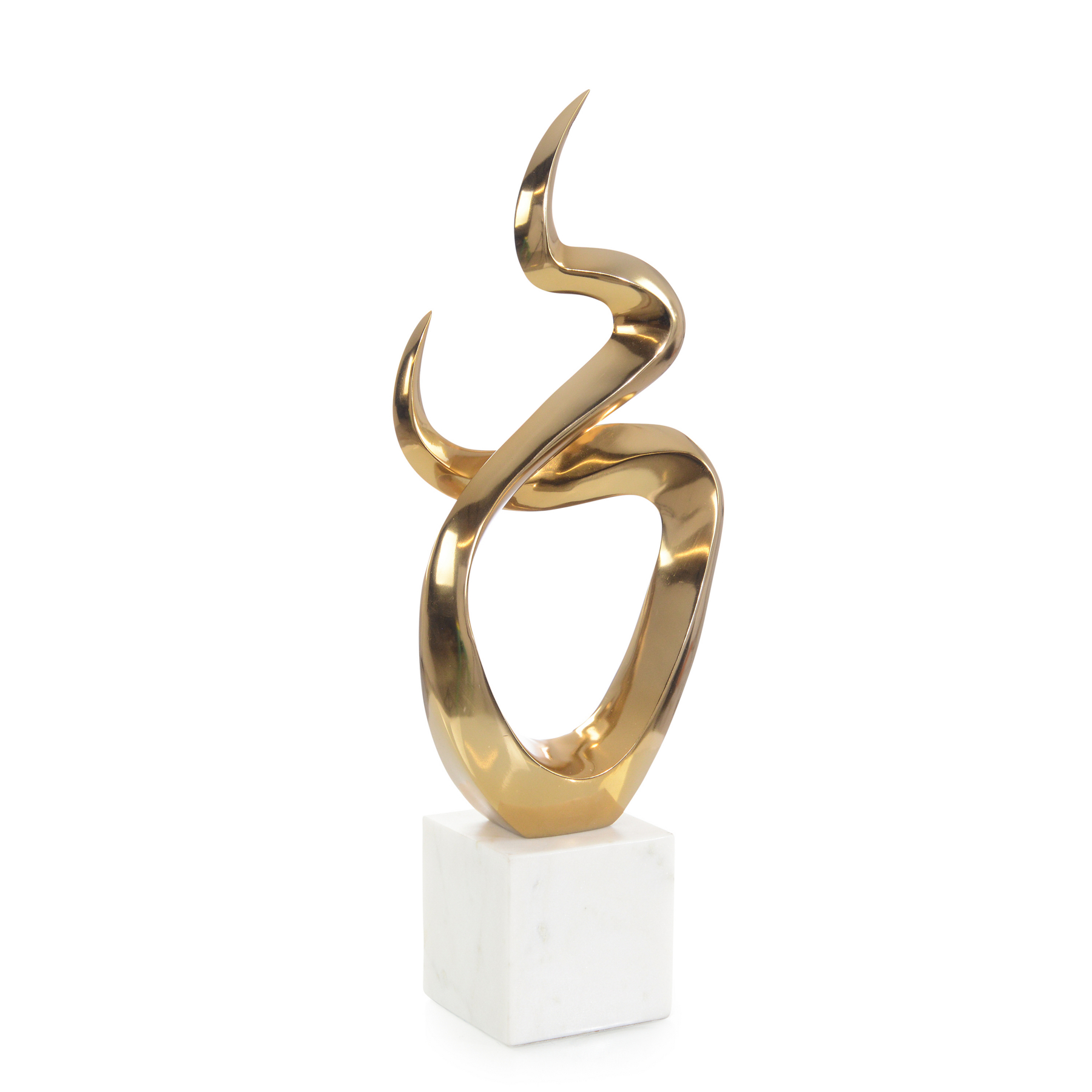 Flow State Sculpture on Marble II by John Richard Collection