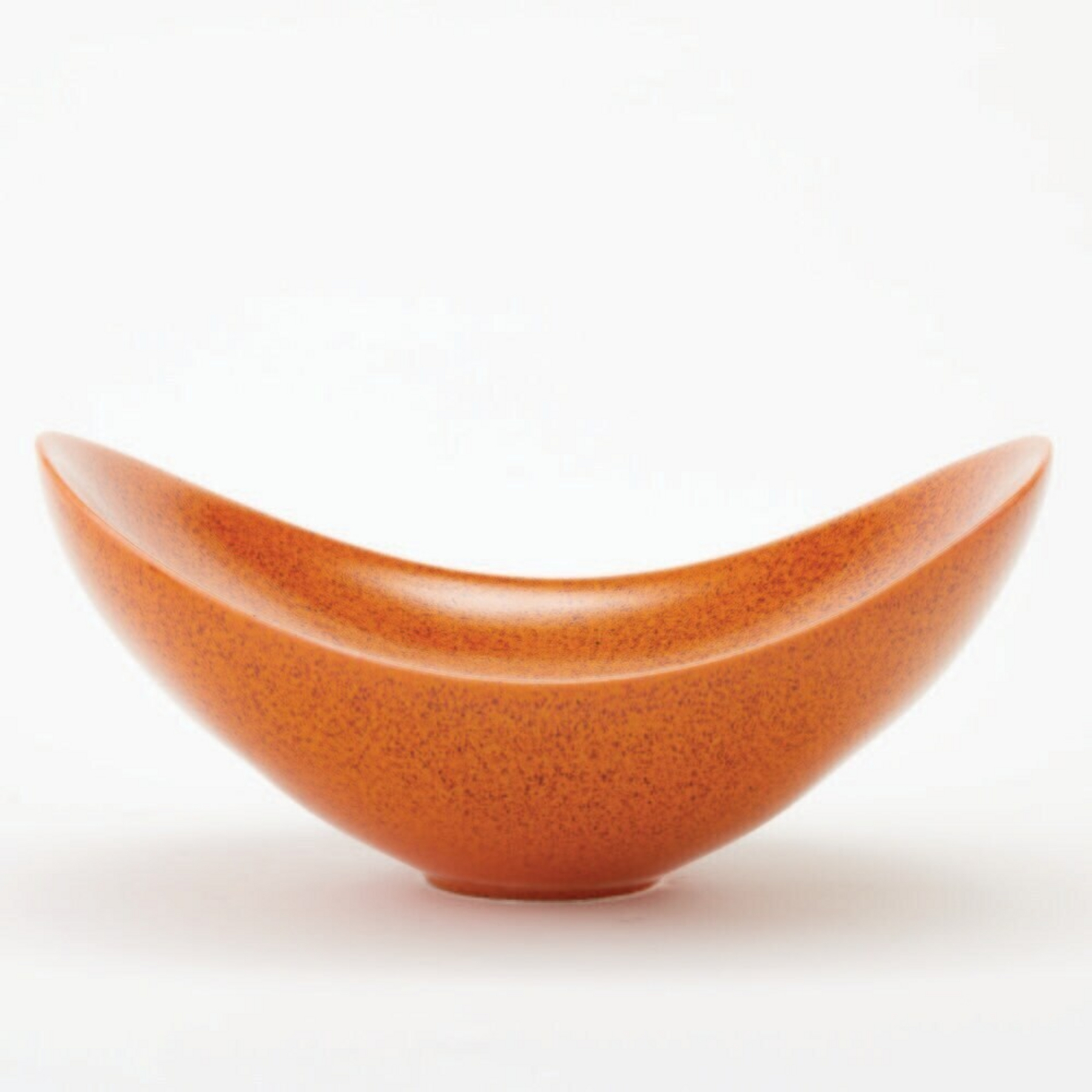 Orange Swoop Bowl by Global Views