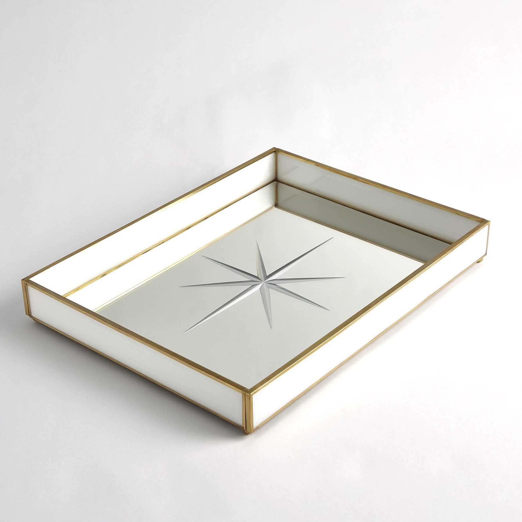 Compass Rose Tray by Global Views
