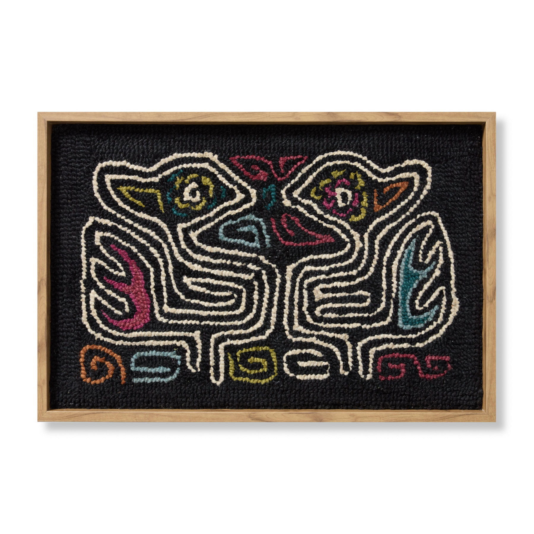 Tule Black and Multi Wall Art by Loloi Rugs