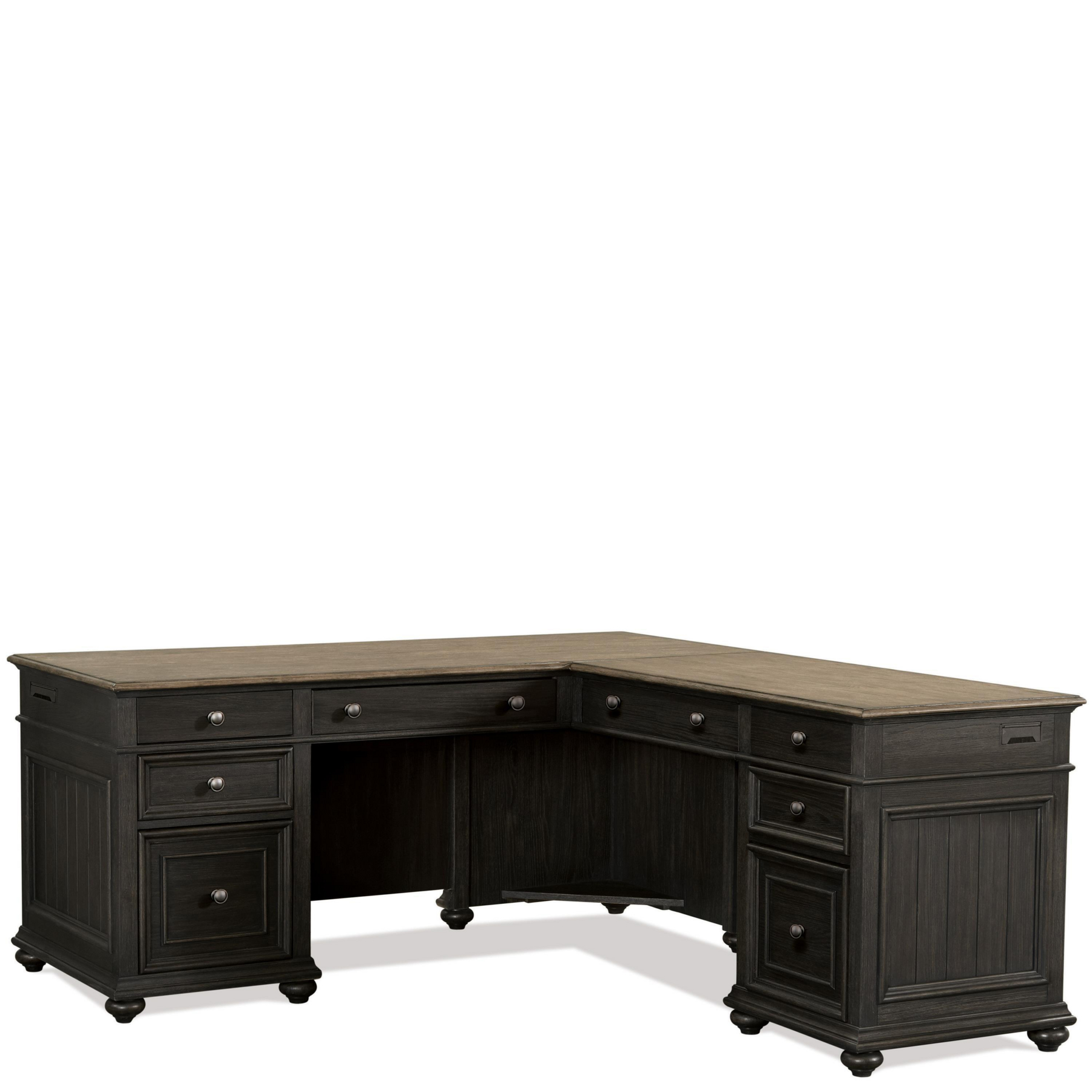 Regency L-Desk and Return by Riverside Furniture