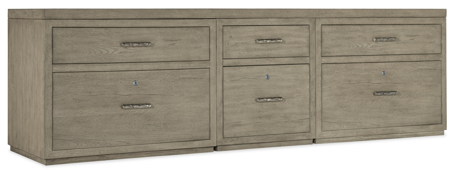 Linville Falls Credenza w/ File & 2 Lateral Files by Hooker Furniture