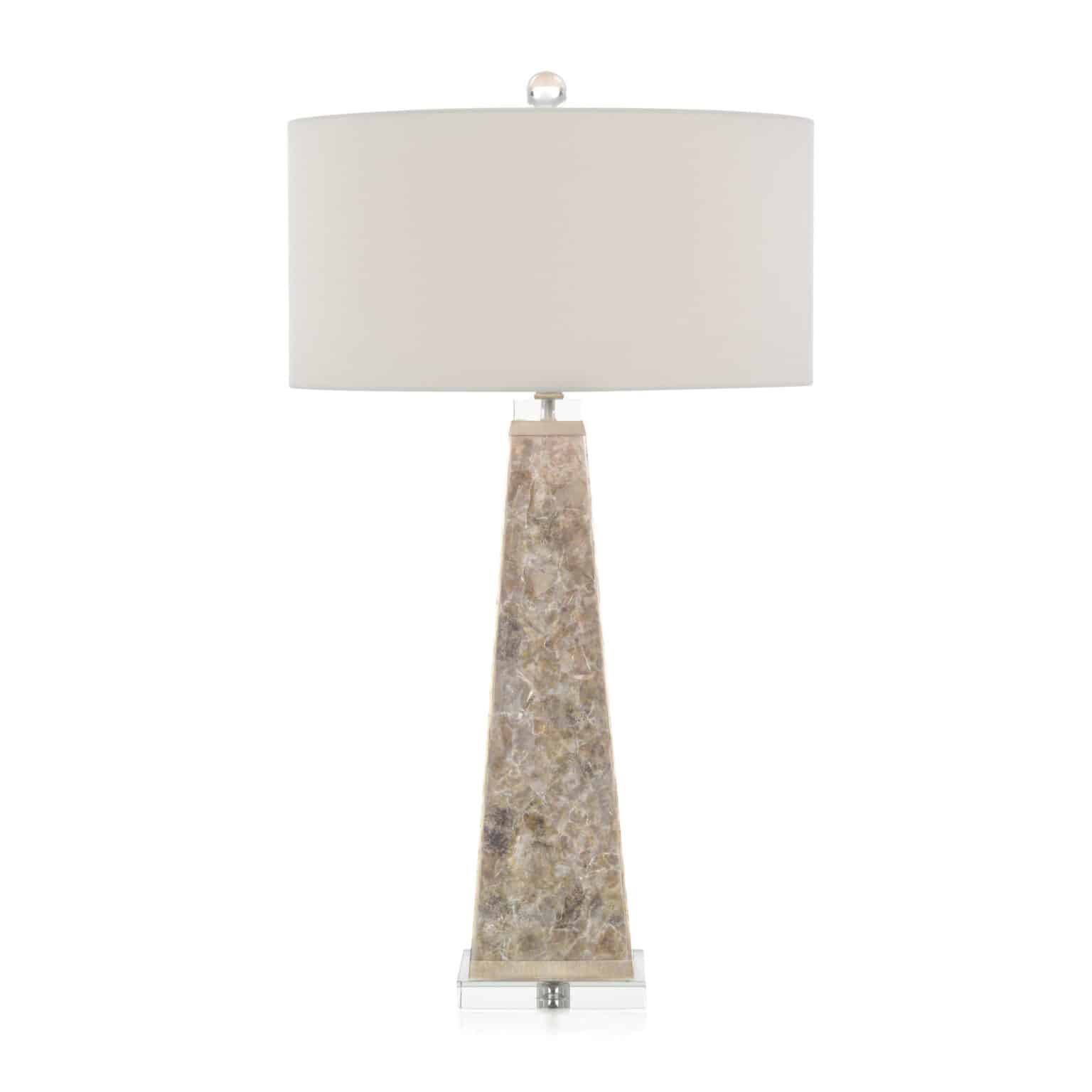 Light Mica Table Lamp by John Richard Collection