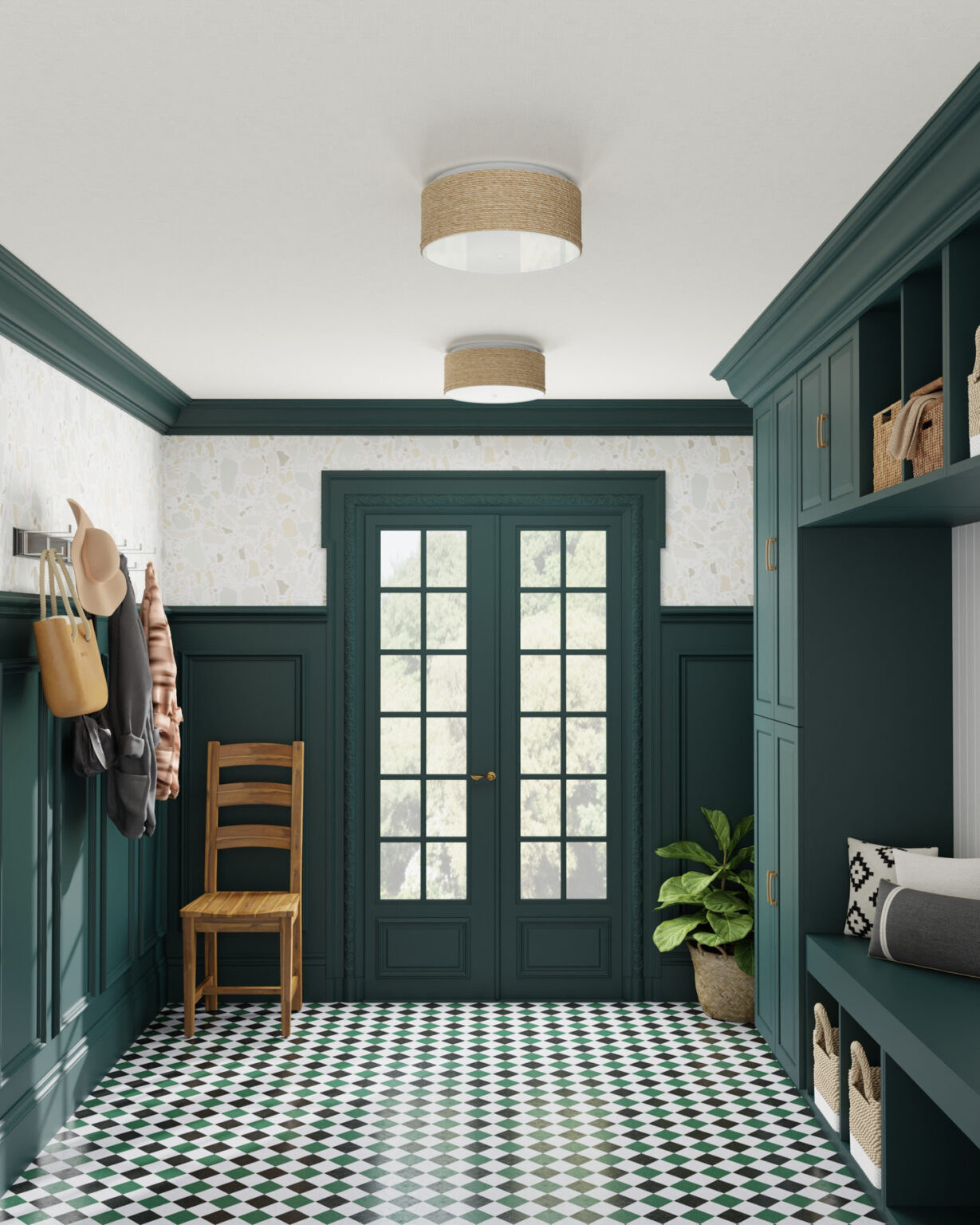 Coulton Rope Flush Mount by Currey & Company