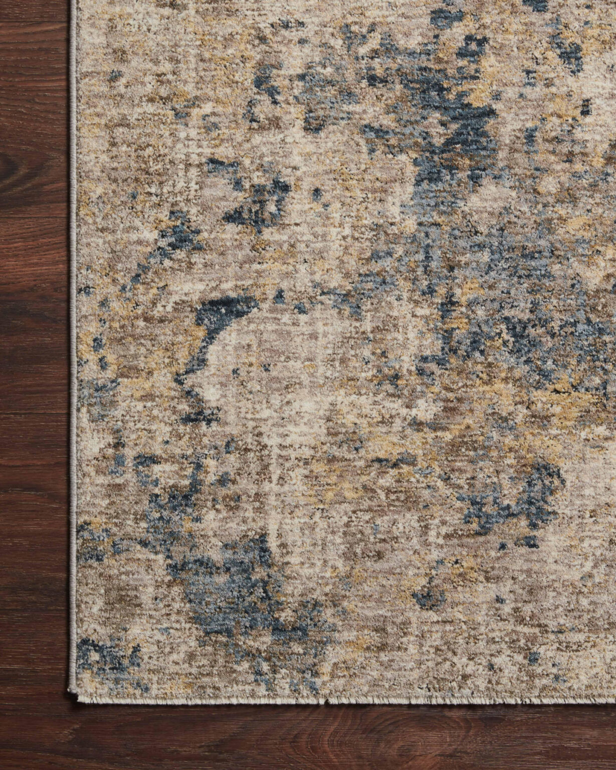 Gaia Taupe and Denim 9 ft 3x12 ft 1 Area Rug by Loloi Rugs