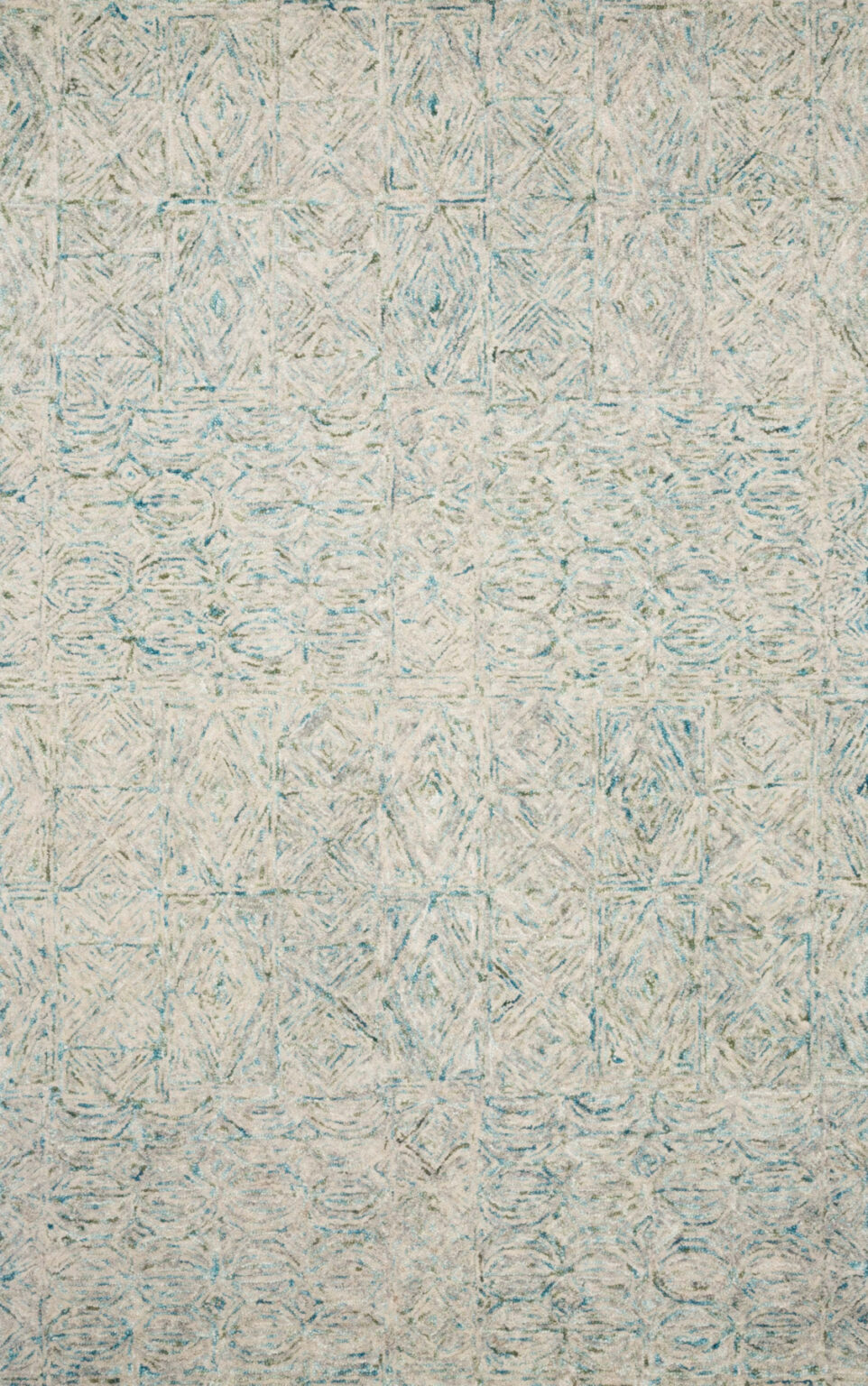 Peregrine Aqua 11 ft 6x15 ft Area Rug by Loloi Rugs