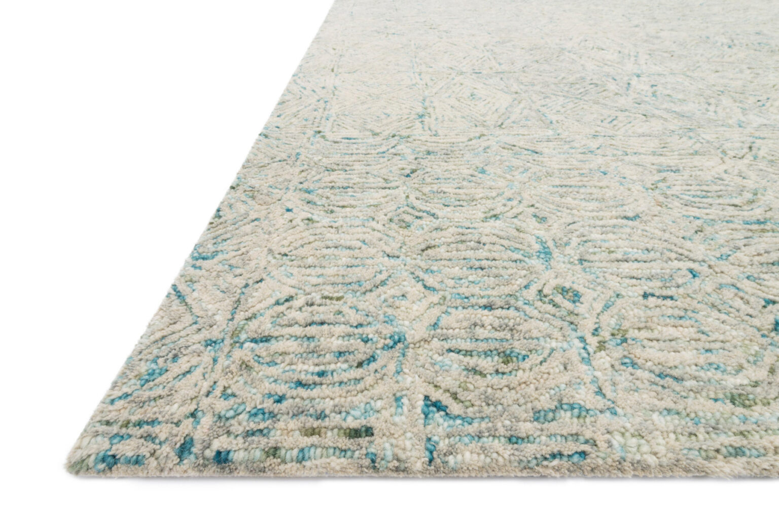 Peregrine Aqua 11 ft 6x15 ft Area Rug by Loloi Rugs
