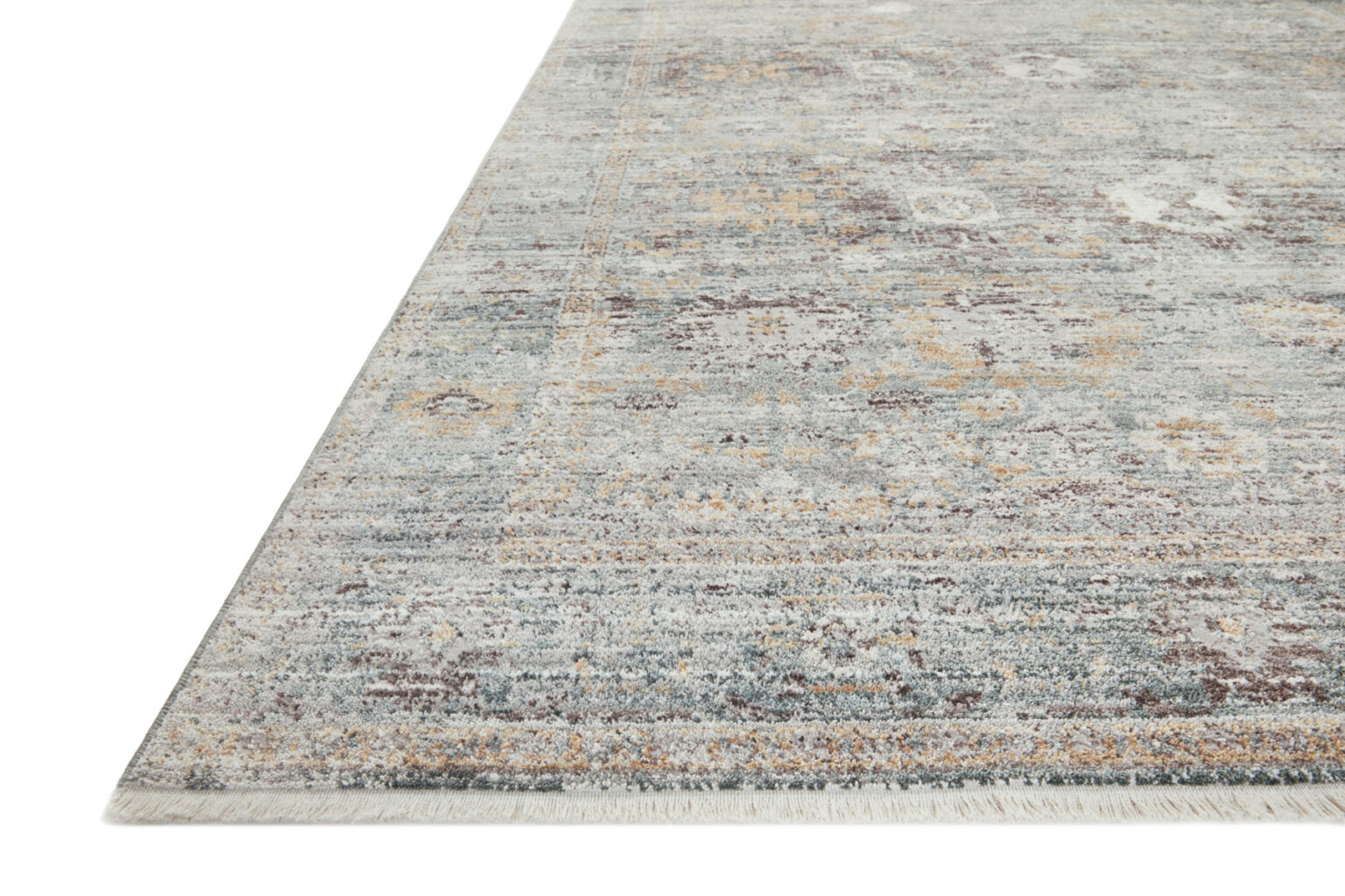 Bonney Teal and Gold 7 ft 1x10 ft 2 Area Rug by Loloi Rugs