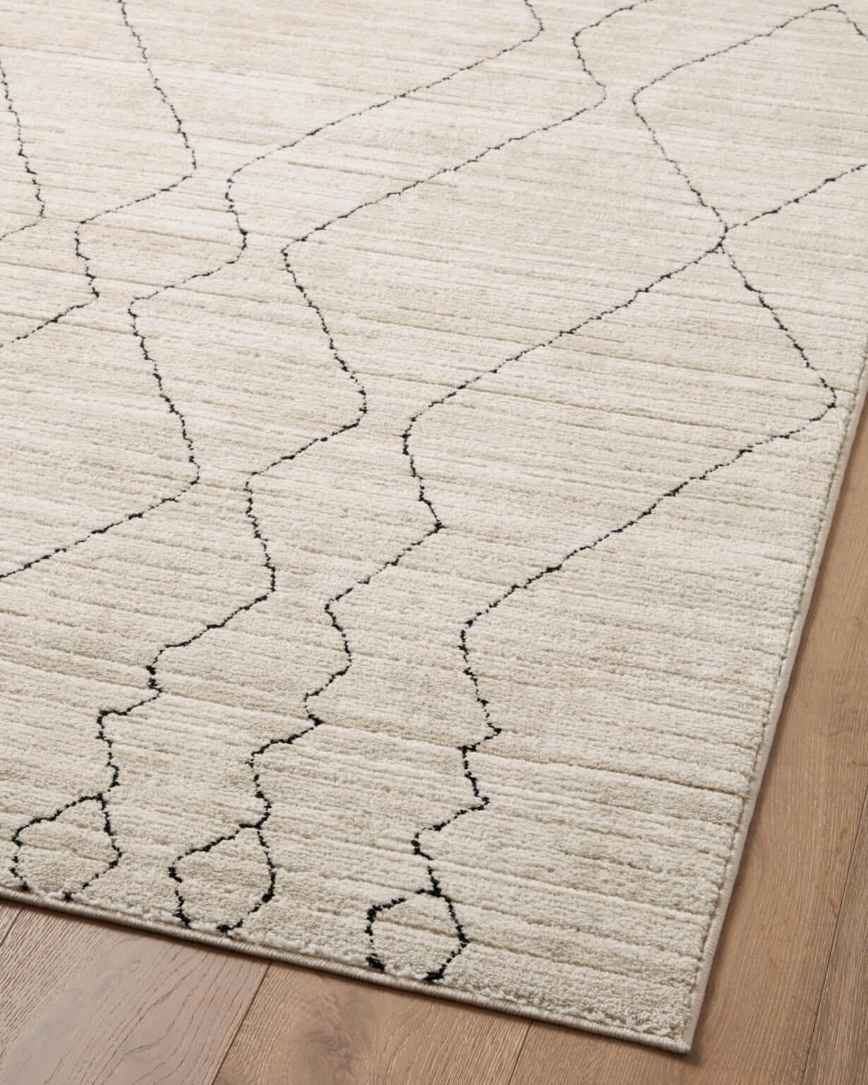 Darby Sand and Charcoal 1 ft 6 in Sample Rug by Loloi Rugs