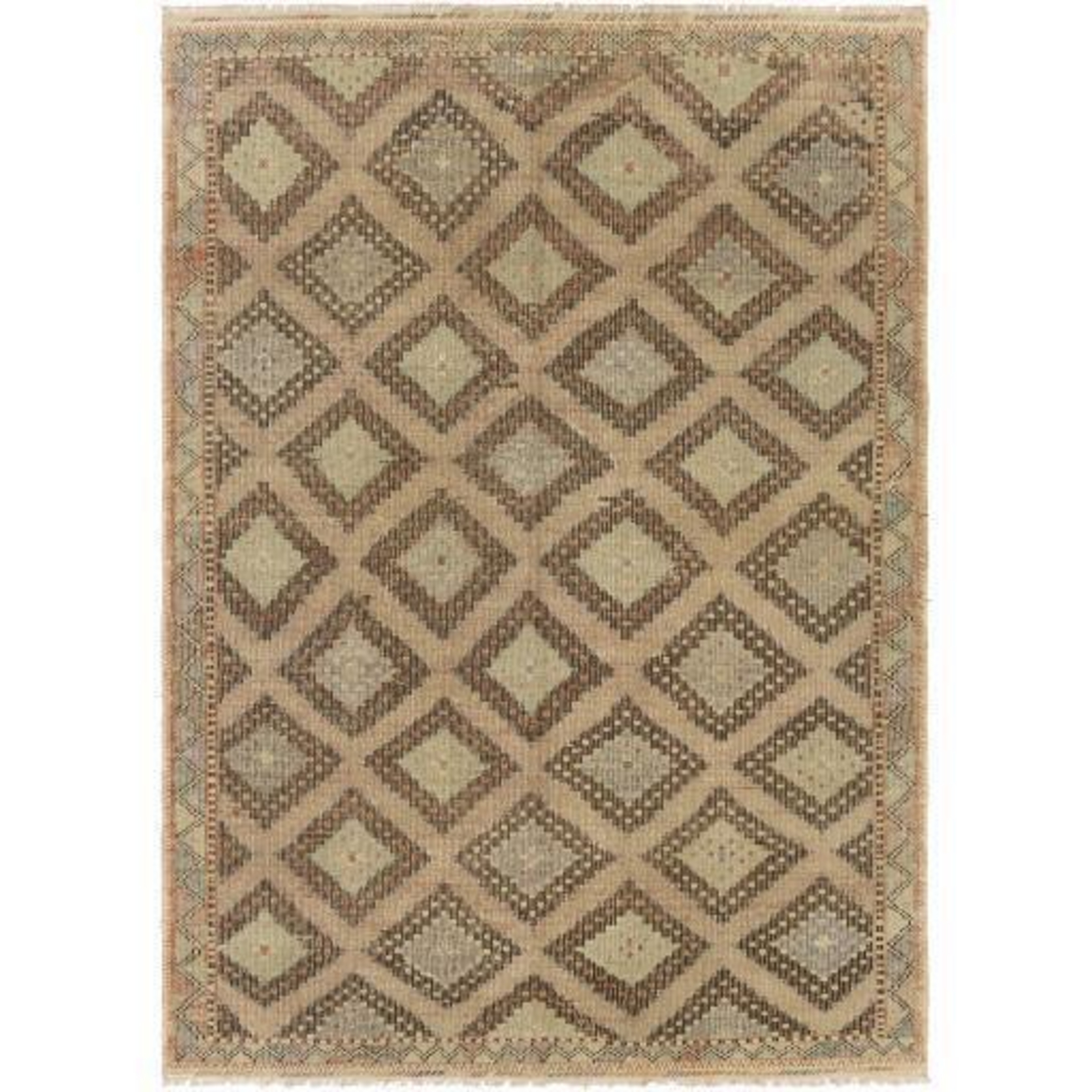 Antique One of a Kind 6'1"x8'8" Handmade Rug by Surya