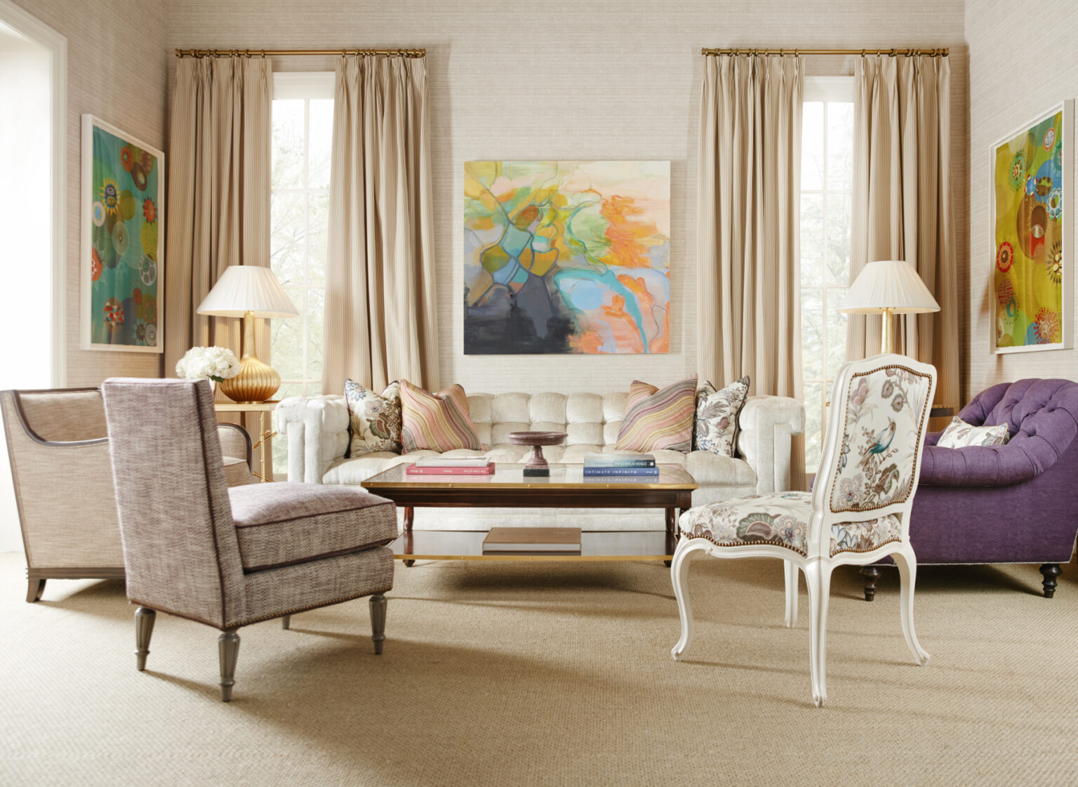 Camille Accent Chair by Theodore Alexander