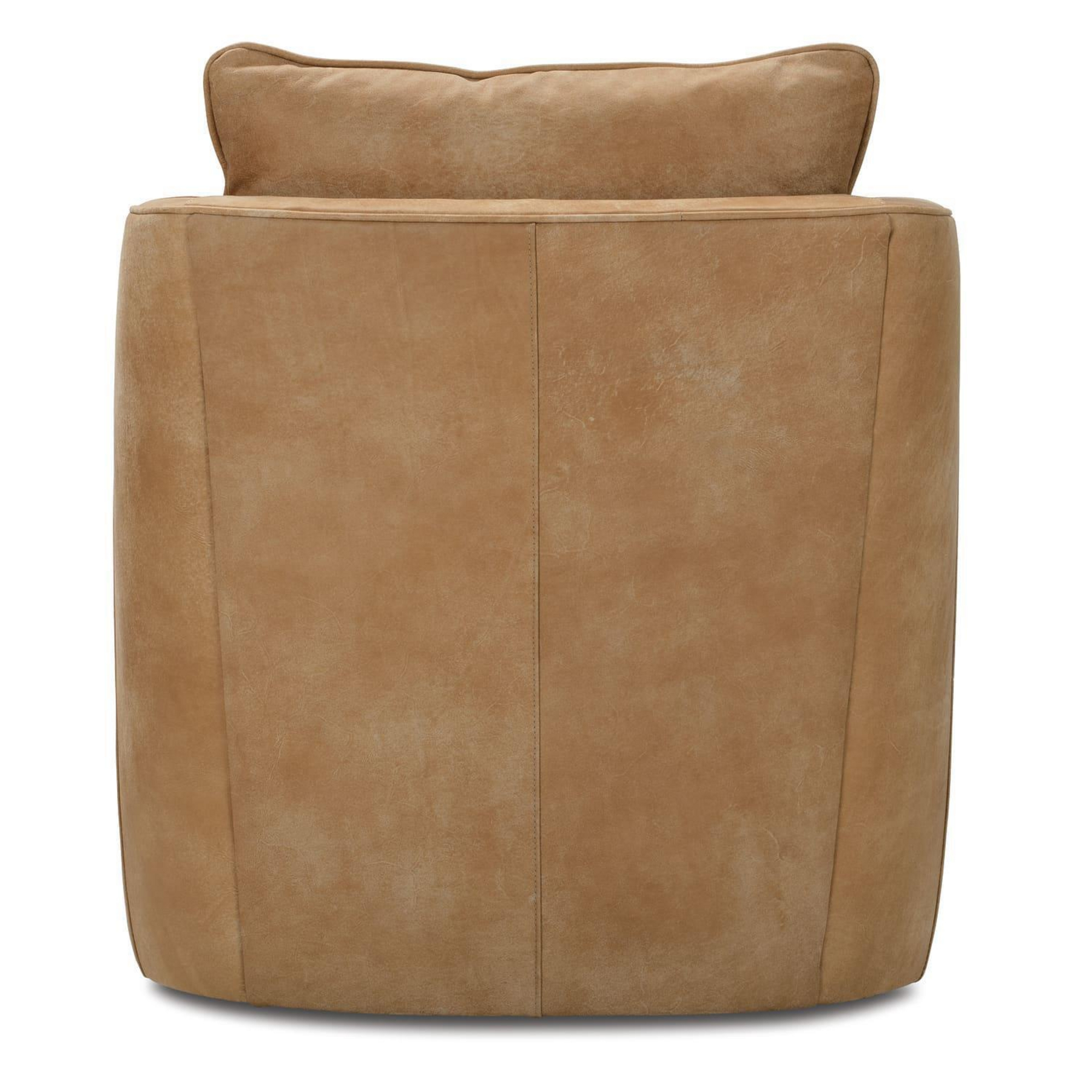 Rothko Leather Swivel Rocker Chair by Rowe Furniture