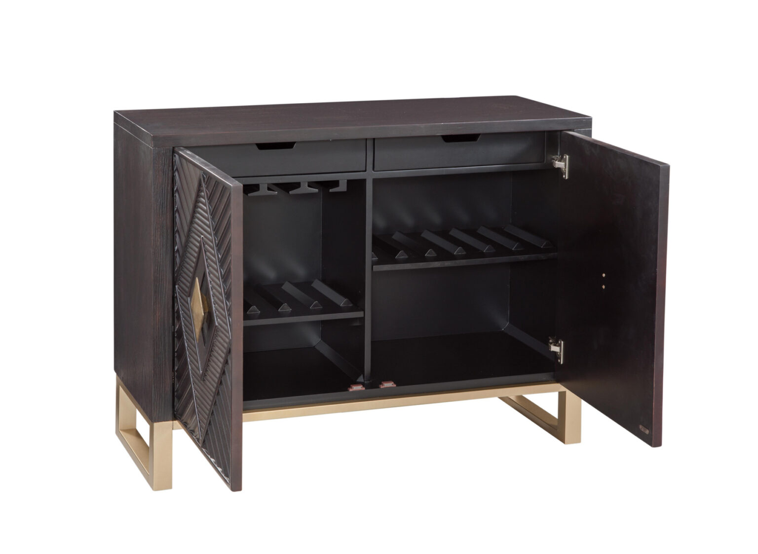 Allamar Bar Cabinet by Bassett Mirror