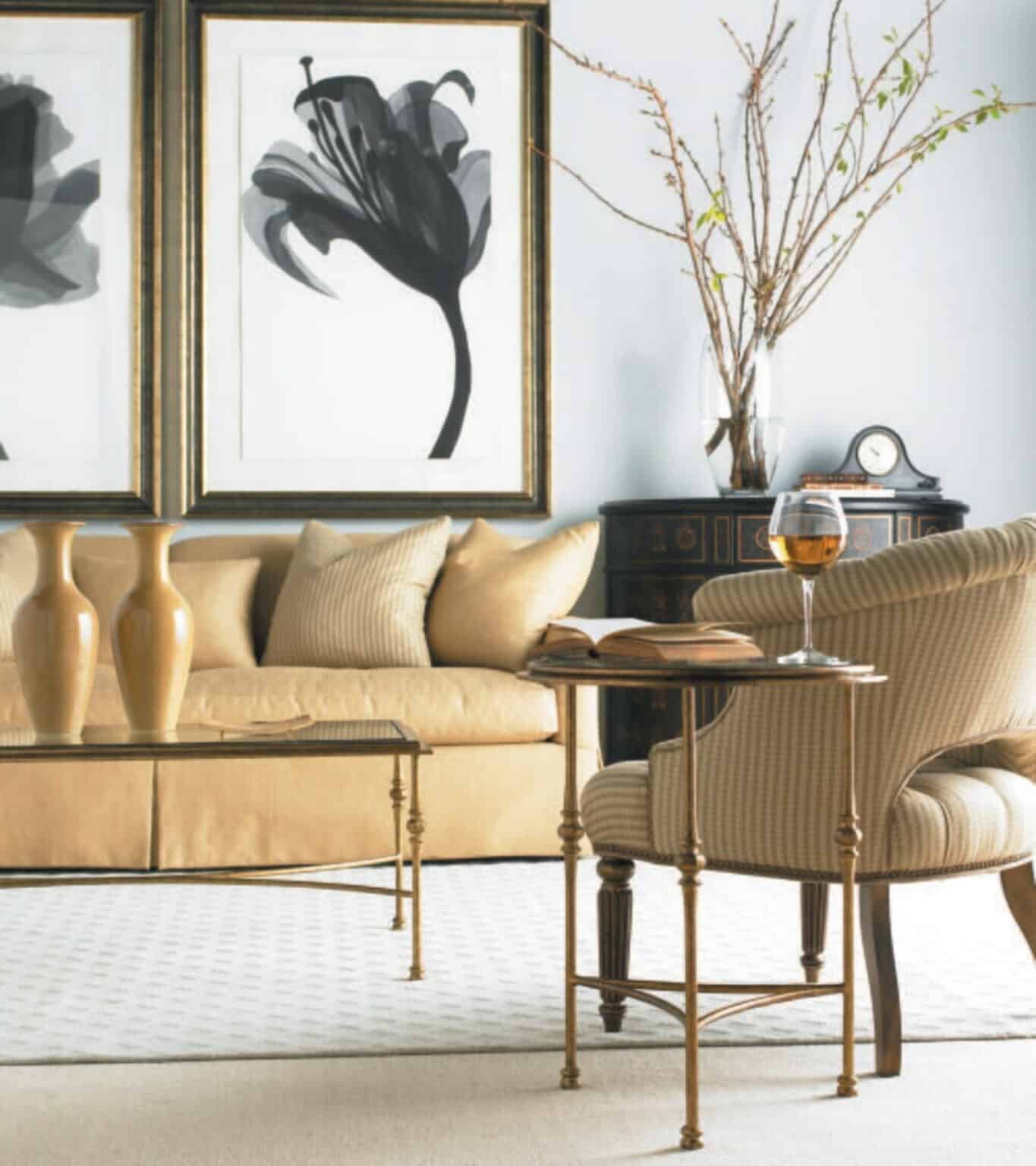 Princeton Oval Cocktail Table by Sherrill Occasional