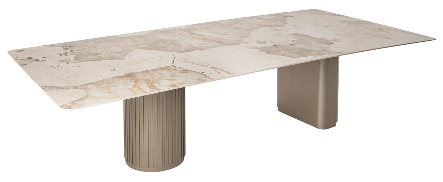 Gem Dining Table with Dekton Top by Adriana Hoyos