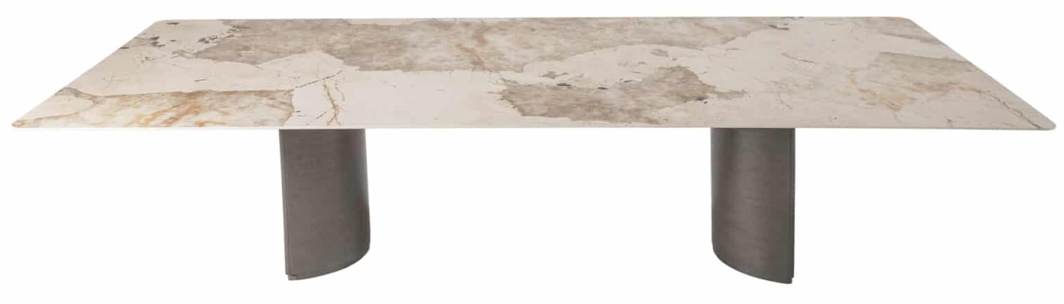 Lua Dining Table with Dekton Top by Adriana Hoyos