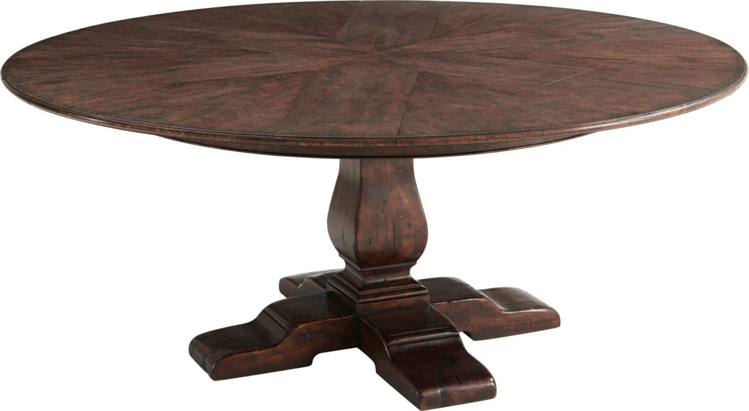 Victory Oak II Jupe Dining Table by Theodore Alexander