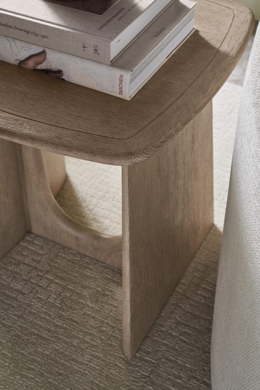 Repose Square Side Table by Theodore Alexander