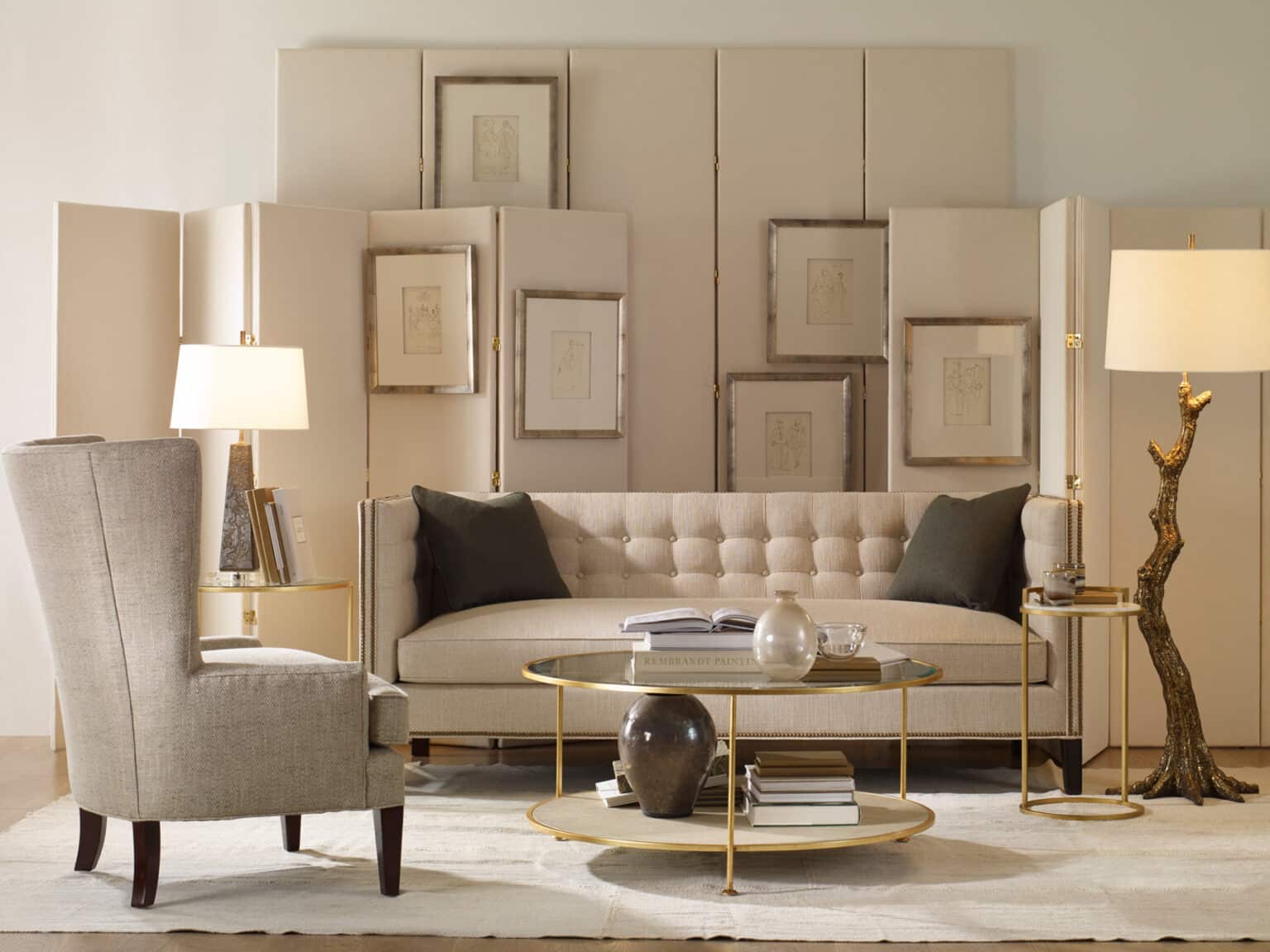 Adele Round Cocktail Table by Century Furniture