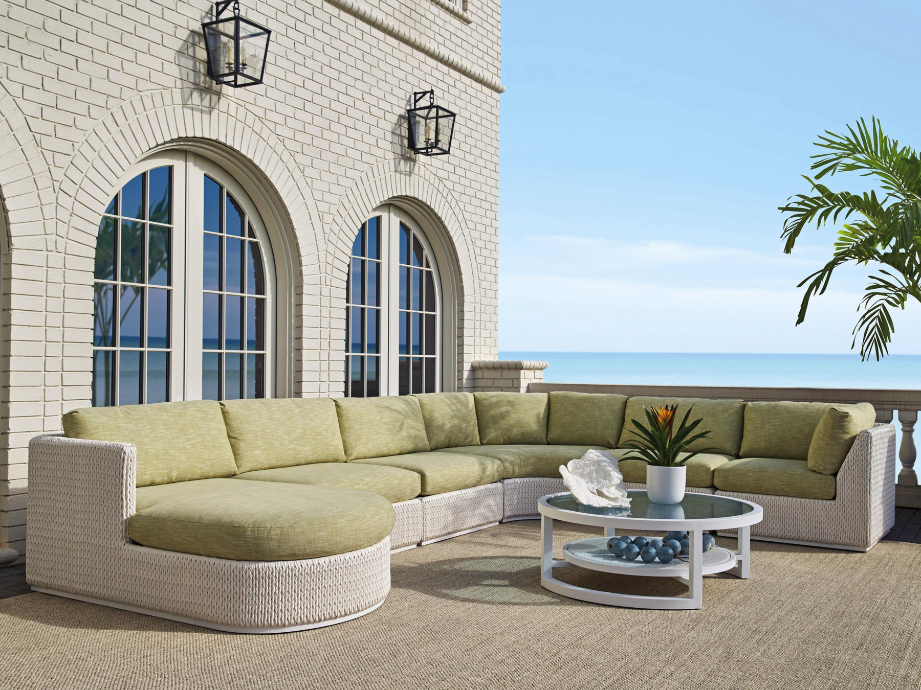 Ocean Breeze Promenade Round Cocktail Table by Tommy Bahama Outdoor