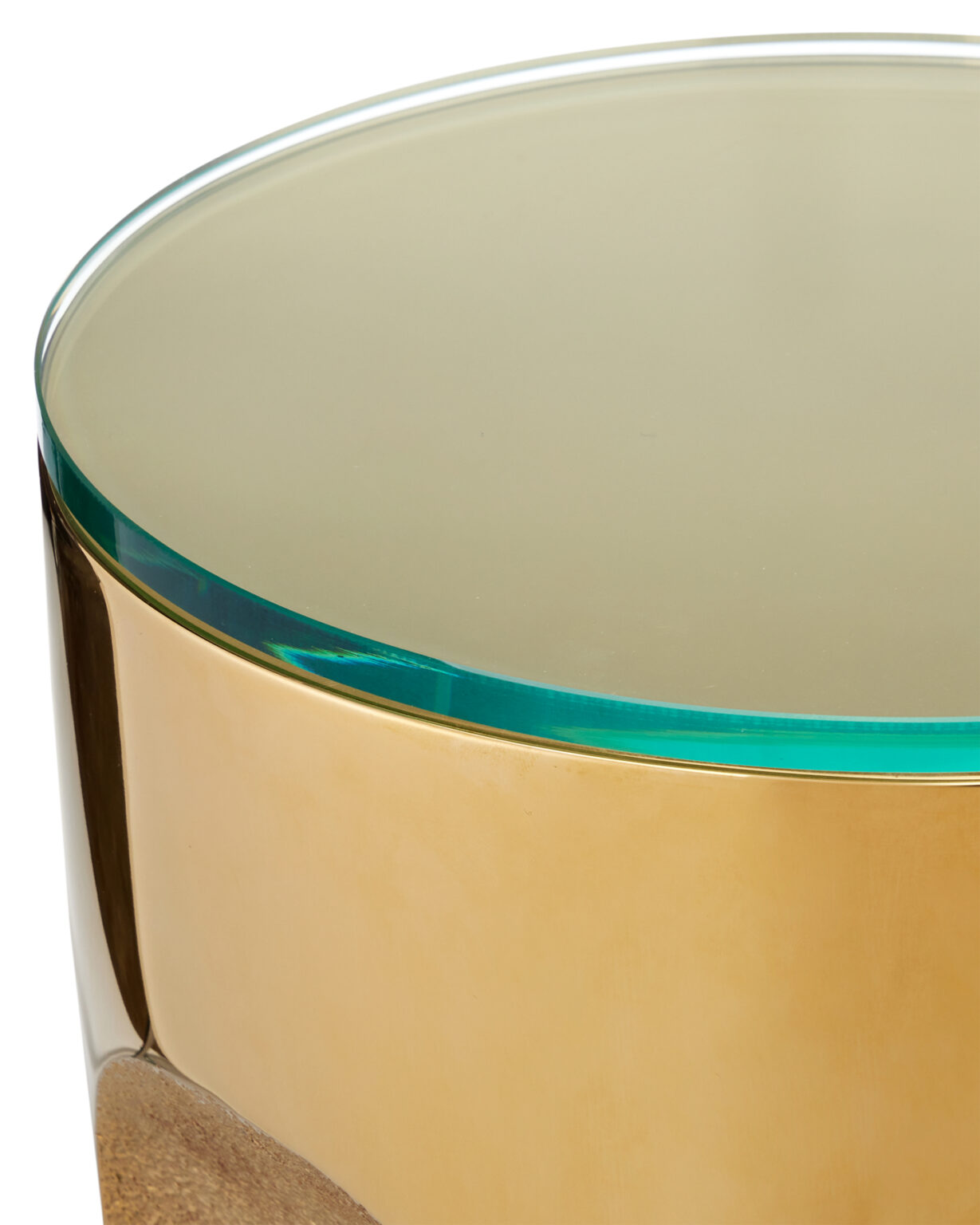 Lemy Brass Drinks Table by Currey & Company