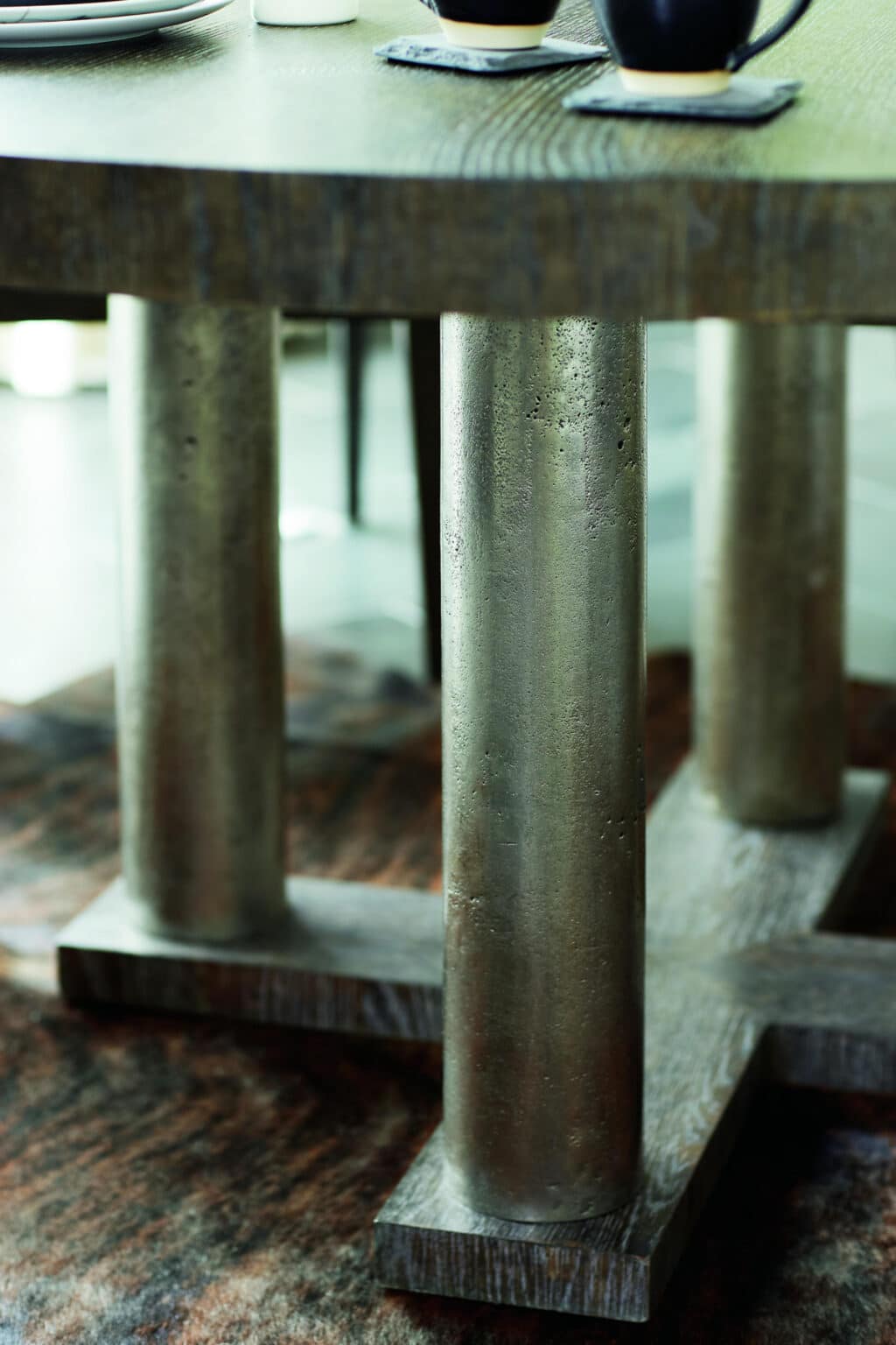 Linea Round Dining Table by Bernhardt